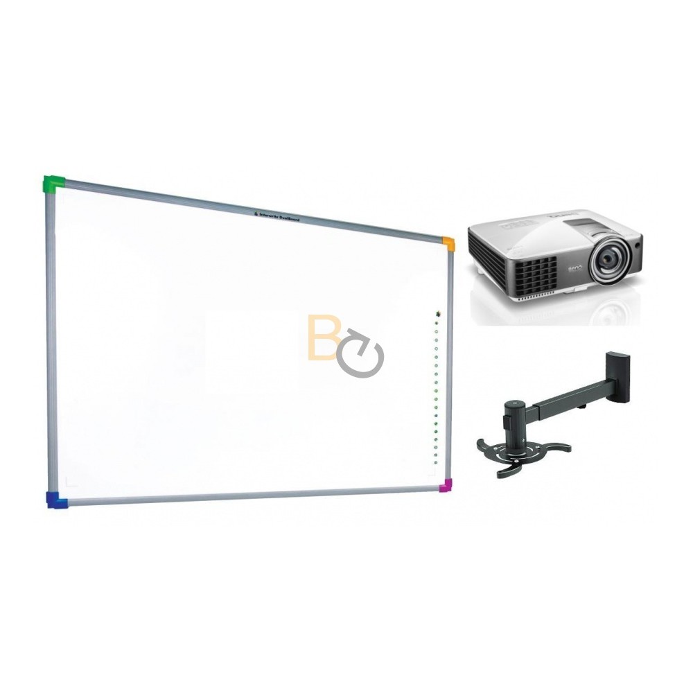 Zestaw interaktywny - tablica interaktywna Interwrite DualBoard 1289 (16:10)+ projektor Benq ...